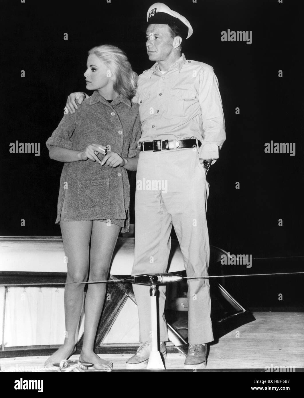 ASSAULT ON A QUEEN, from left: Virna Lisi, Frank Sinatra, 1966 Stock ...