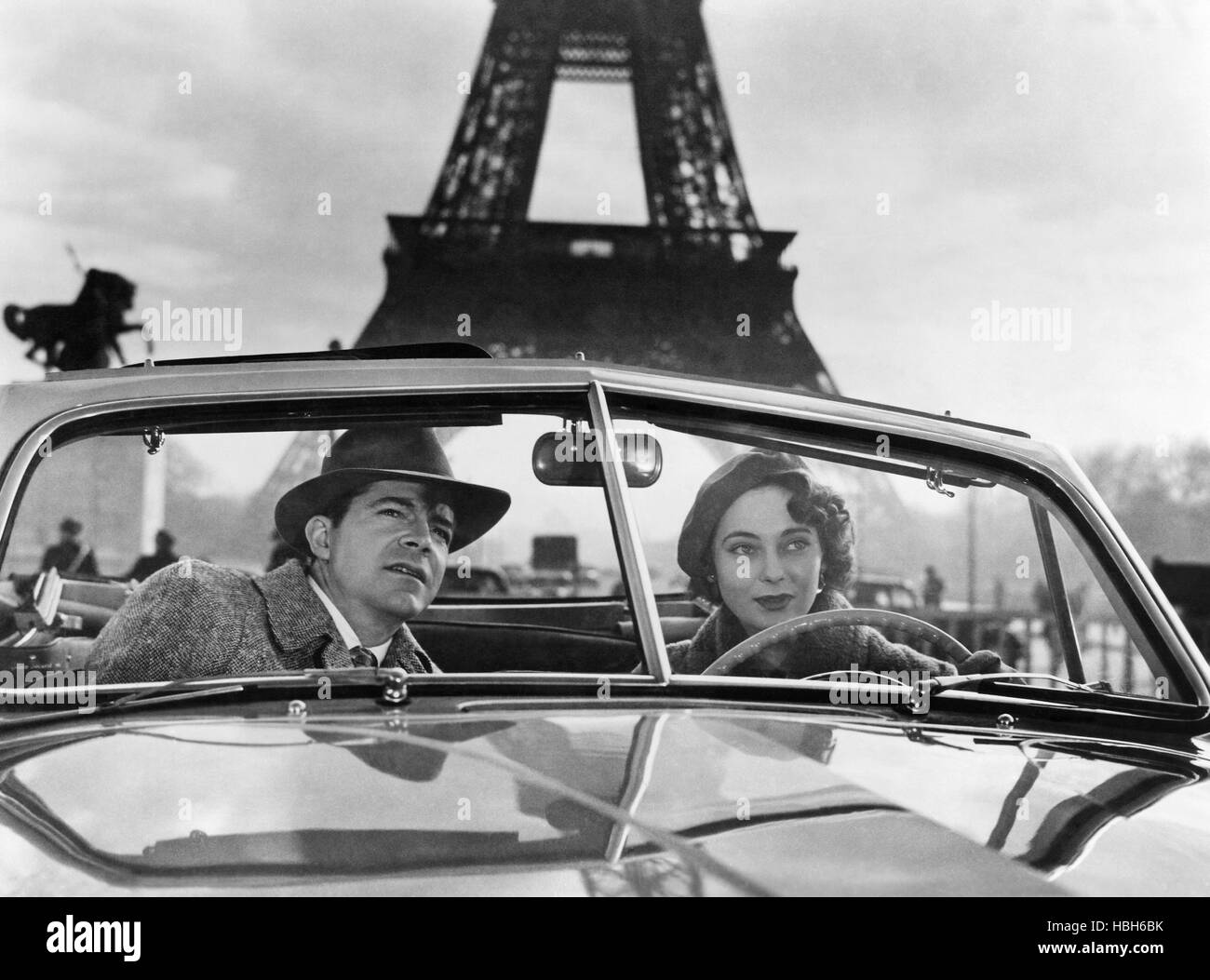 ASSIGNMENT: PARIS, Dana Andrews, Marta Toren, 1952 Stock Photo - Alamy