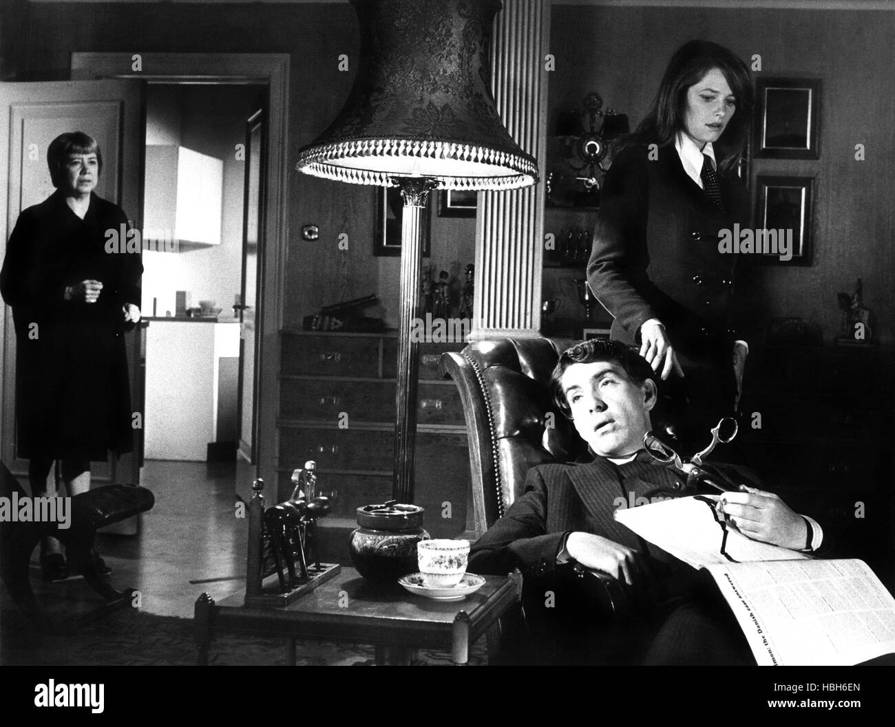 ASYLUM, Megs Jenkins, James Villiers, Charlotte Rampling, 1972 Stock ...