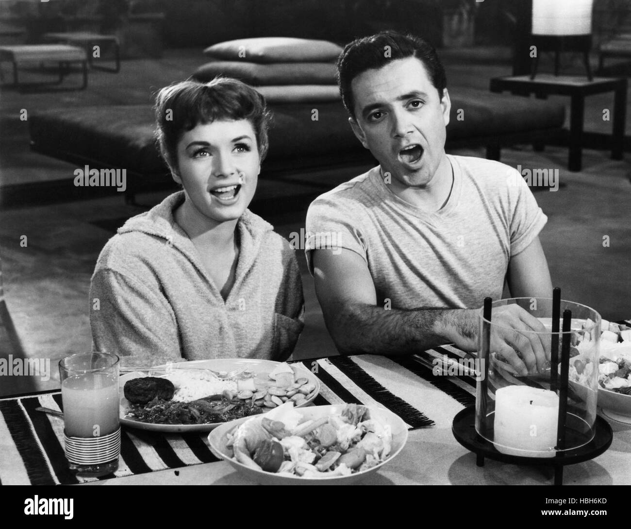 ATHENA, Debbie Reynolds, Vic Damone, 1954 Stock Photo - Alamy