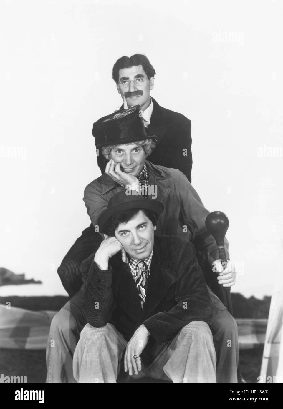 AT THE CIRCUS, from top: Groucho Marx, Harpo Marx, Chico Marx, 1939 ...