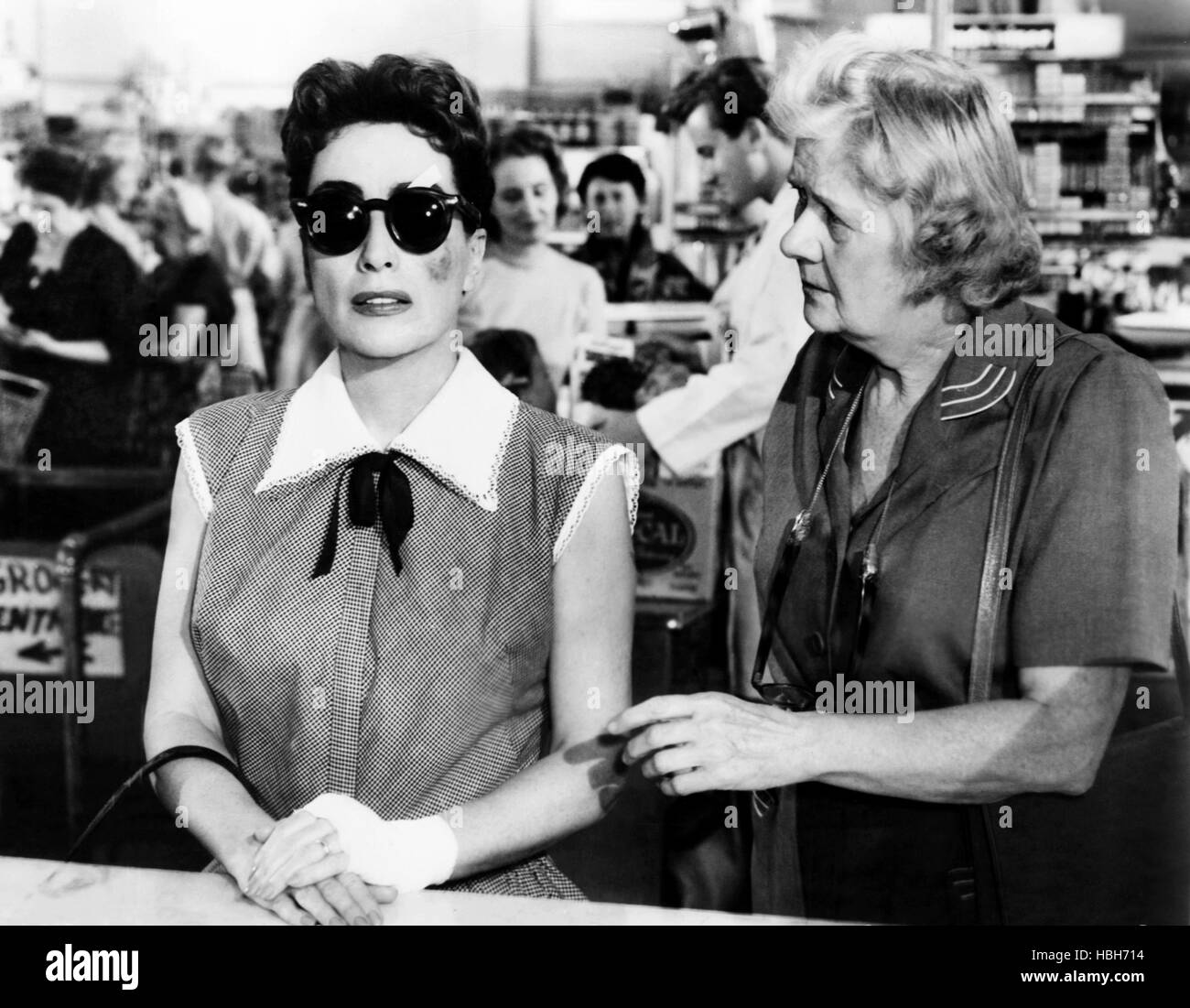 AUTUMN LEAVES, from left, Joan Crawford, Ruth Donnelly, 1956 Stock ...