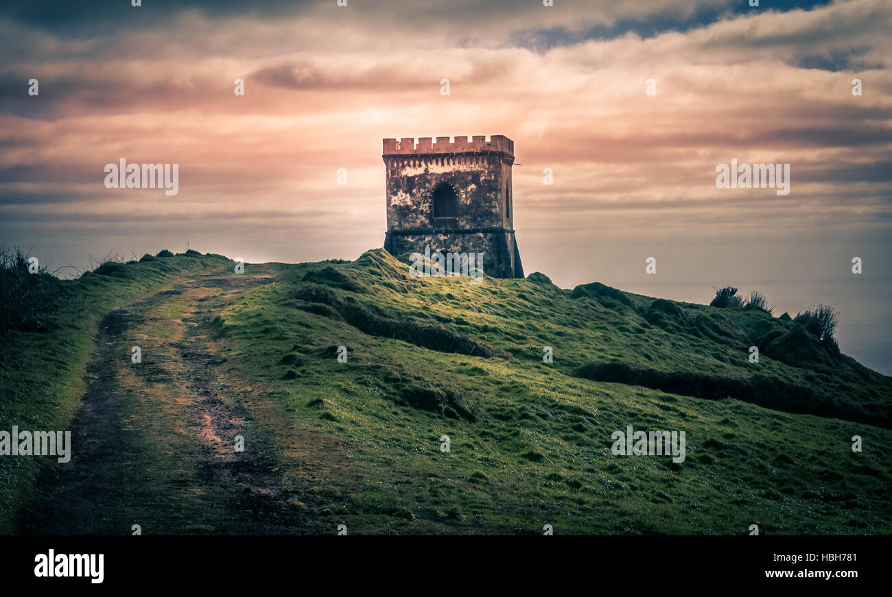 Small old castle Stock Photo - Alamy