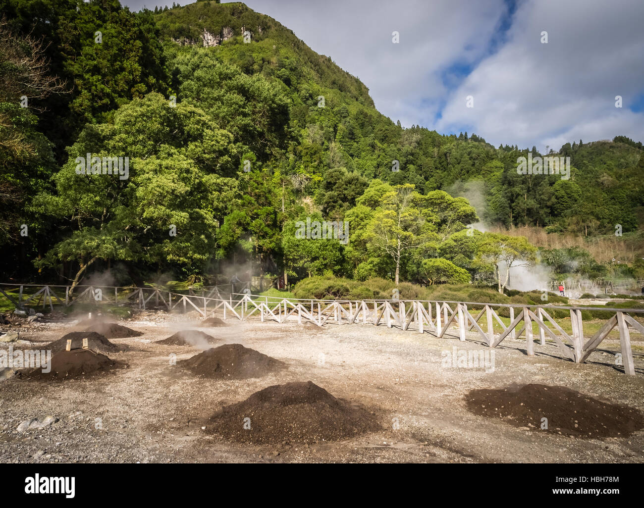 Furnas volcanic vents Stock Photo - Alamy