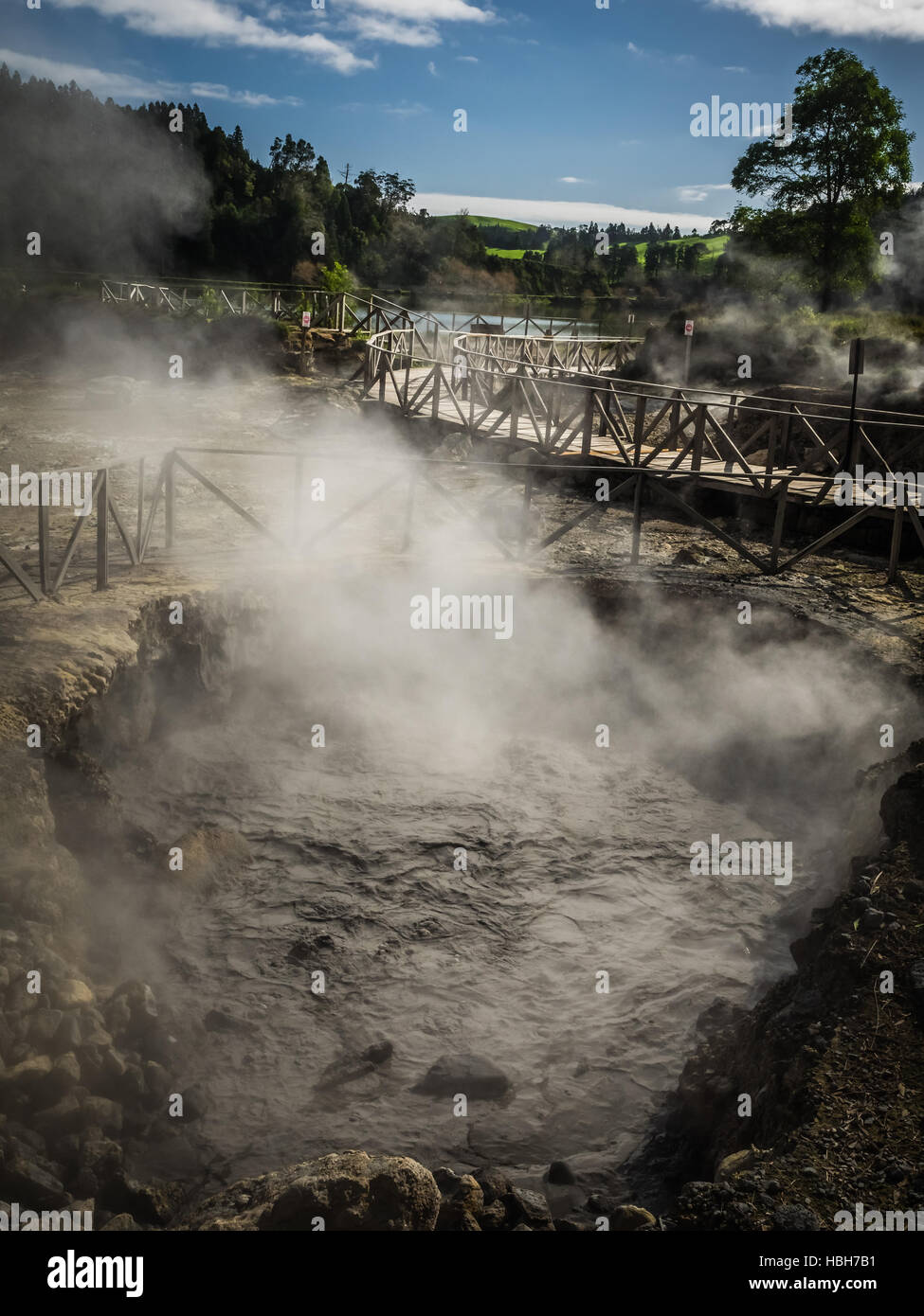 Furnas volcanic thermal springs Stock Photo - Alamy