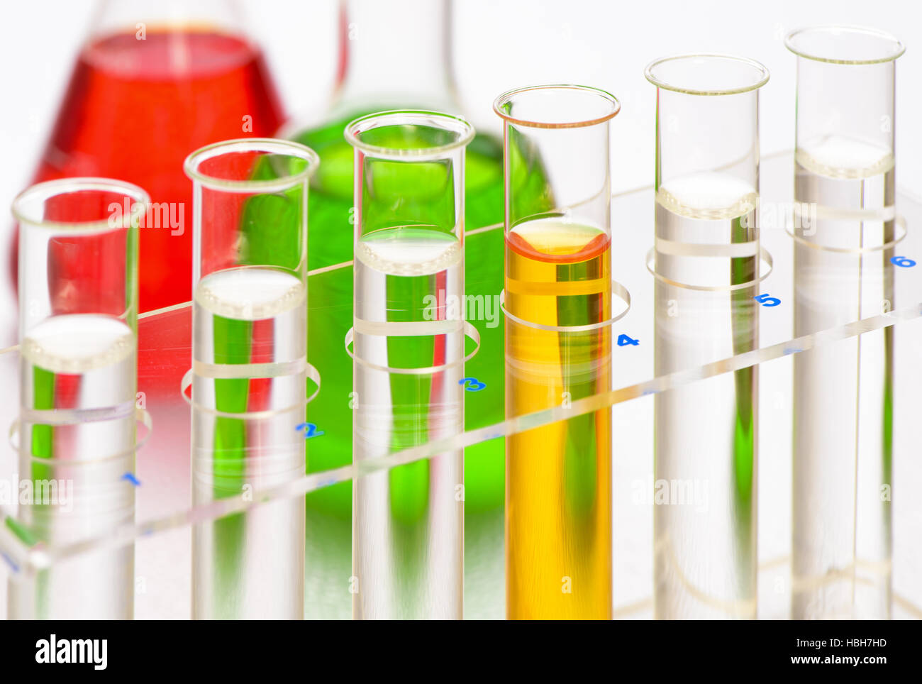 chemistry test tubes in laboratory Stock Photo - Alamy