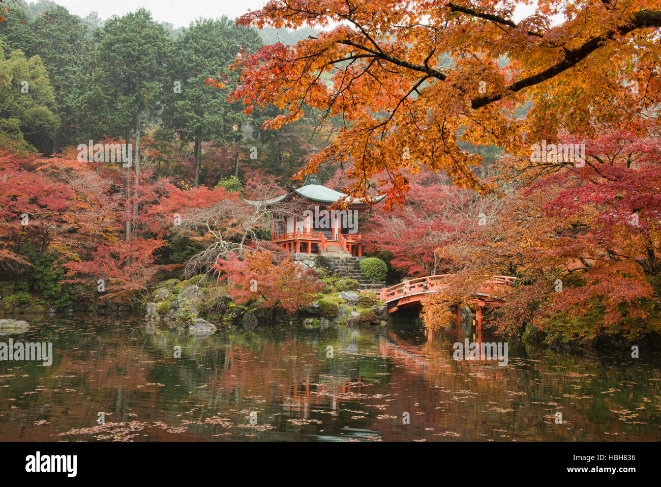 Classic autumn view at Daigo-ji Temple, Kyoto, Japan Stock Photo - Alamy