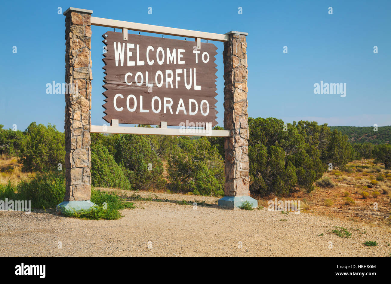 Colorado welcome sign hi-res stock photography and images - Alamy