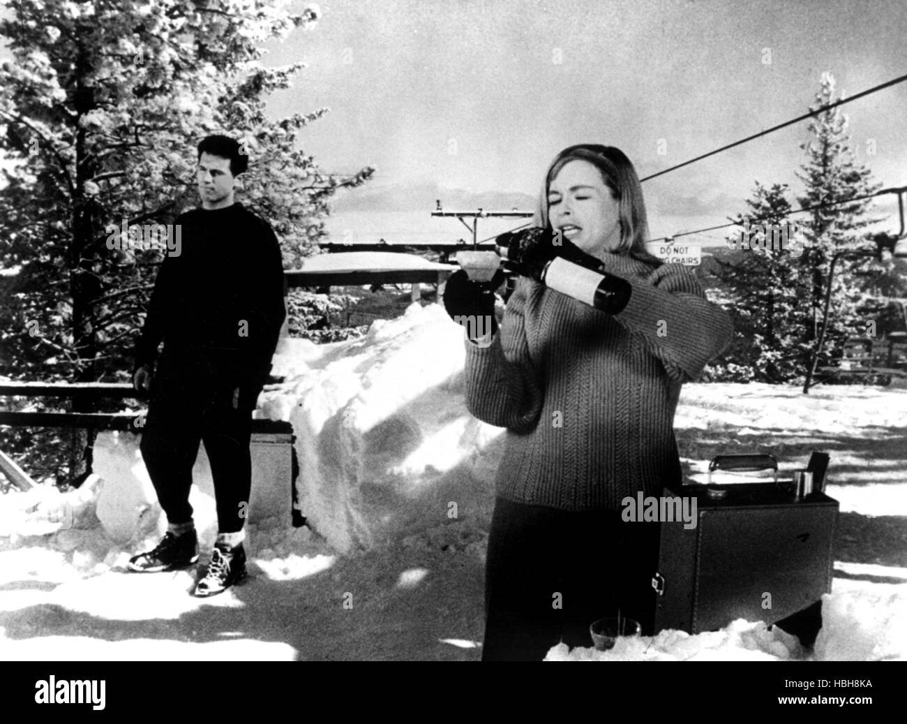 BEAST FROM HAUNTED CAVE, Michael Forest, Sheila Carol, 1960 Stock Photo ...