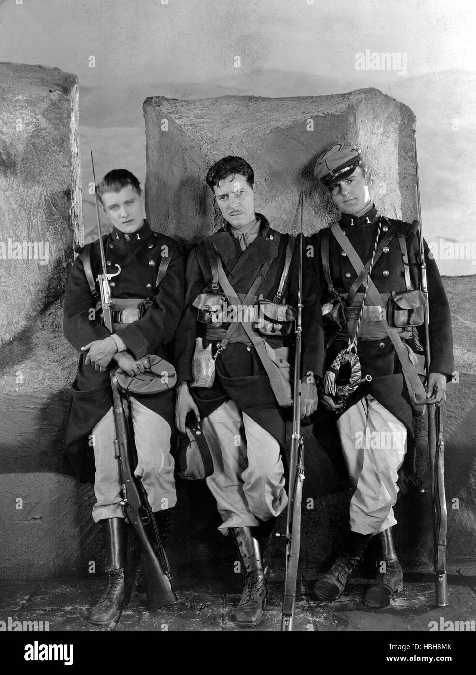 BEAU GESTE, Ralph Forbes, Ronald Colman, Neil Hamilton, 1926 Stock ...