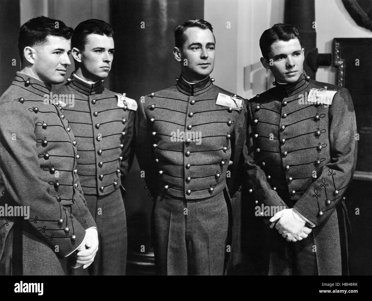BEYOND GLORY, Alan Ladd (center), Audie Murphy (right), 1948 Stock ...