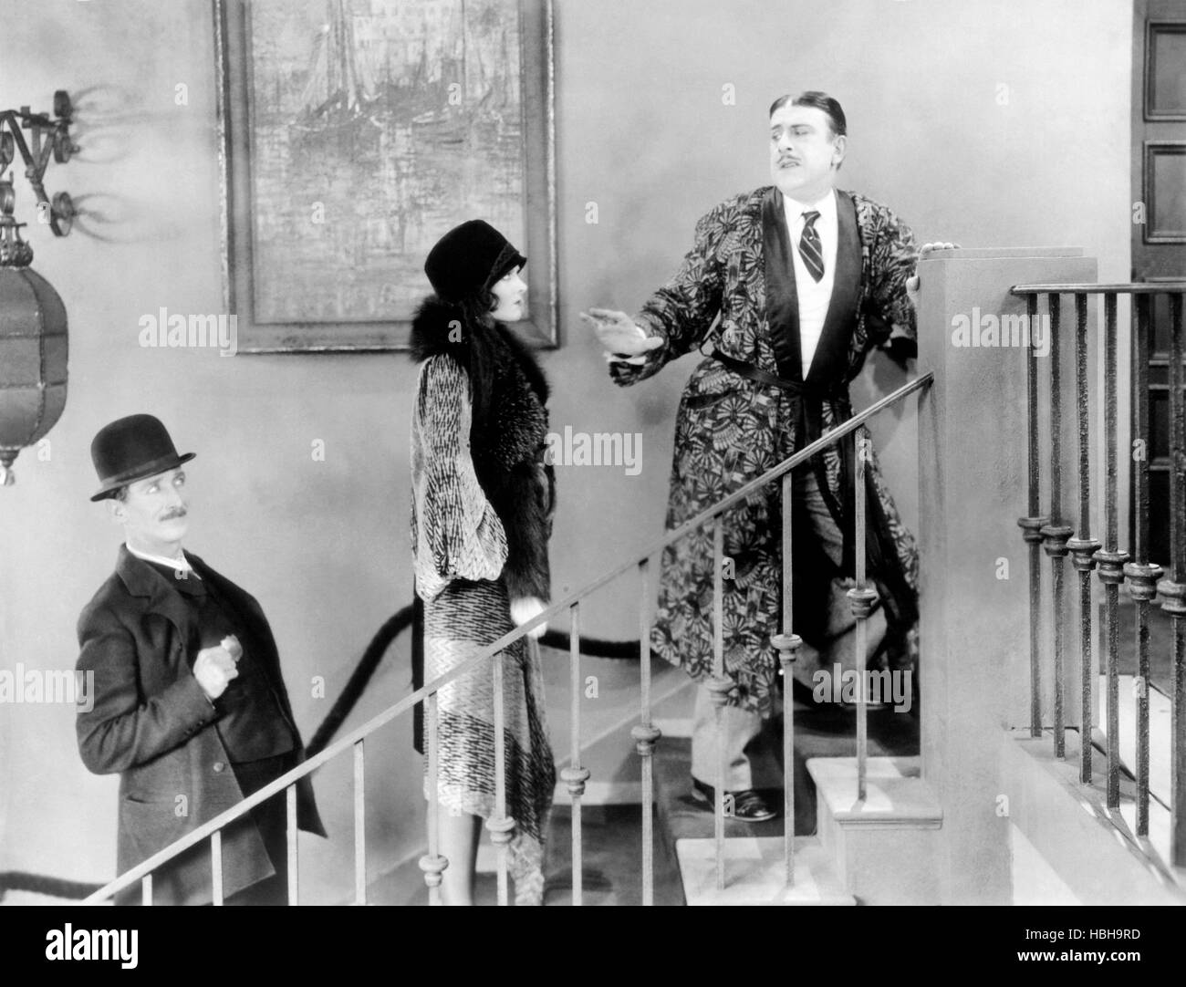 BEWARE OF MARRIED MEN, from left, Clyde Cook, Myrna Loy, Stuart Holmes ...