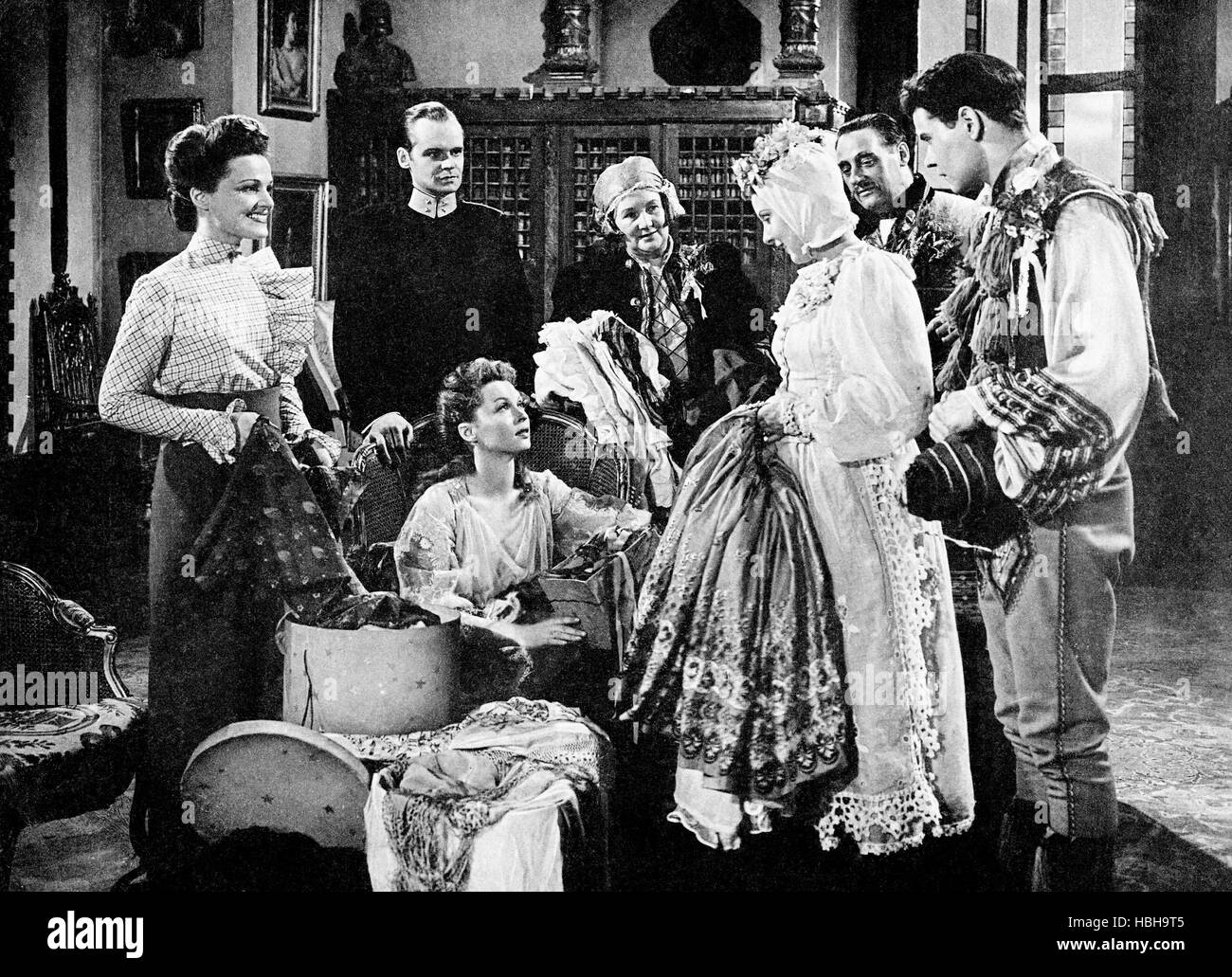BEWARE OF PITY, Linden Travers (left), Albert Lieven (behind chair ...