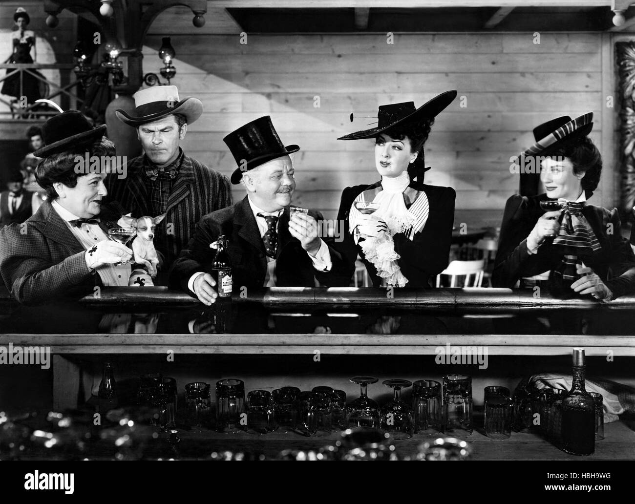 BELLE OF THE YUKON, from left, Florence Bates, Guinn Williams, Charles ...