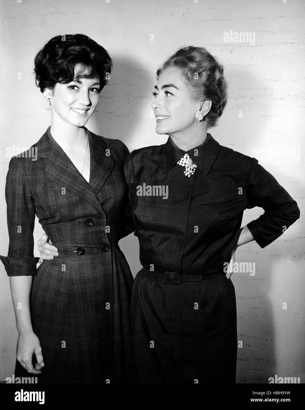 THE BEST OF EVERYTHING, Joan Crawford, right, with source novelist Rona ...