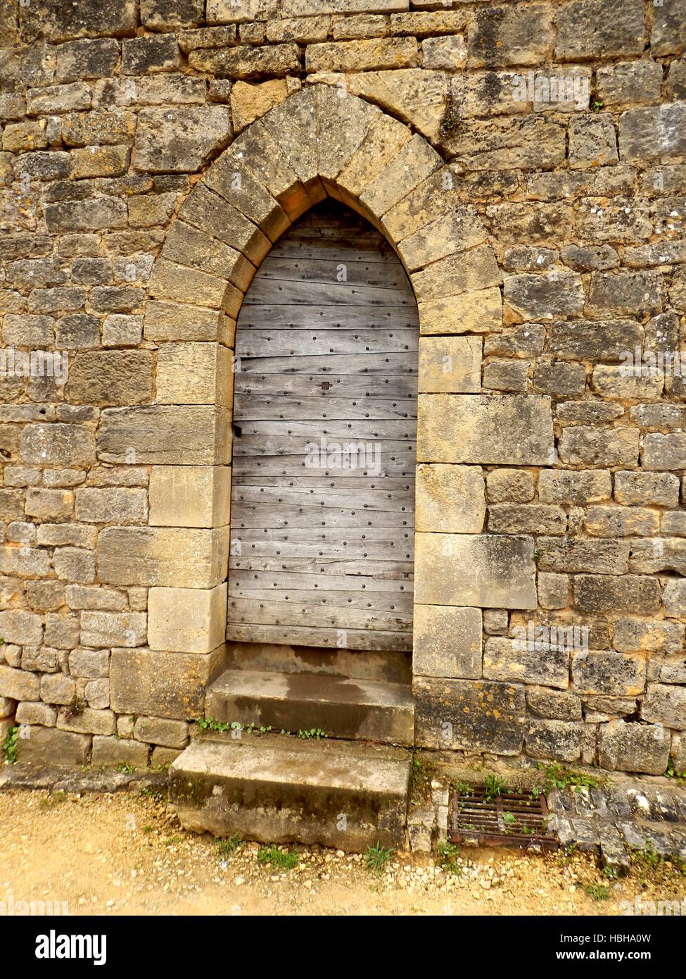 Medieval Arched Doors Stock Photo - Alamy