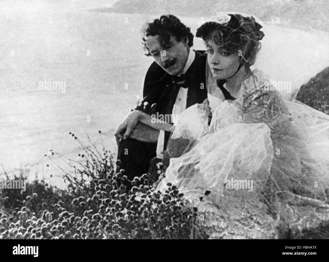 THE BIRTH OF A NATION, Henry B. Walthall, Lillian Gish, 1915 Stock ...