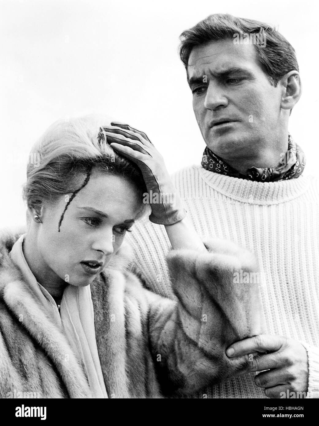 THE BIRDS, Tippi Hedren, Rod Taylor, 1963 Stock Photo - Alamy