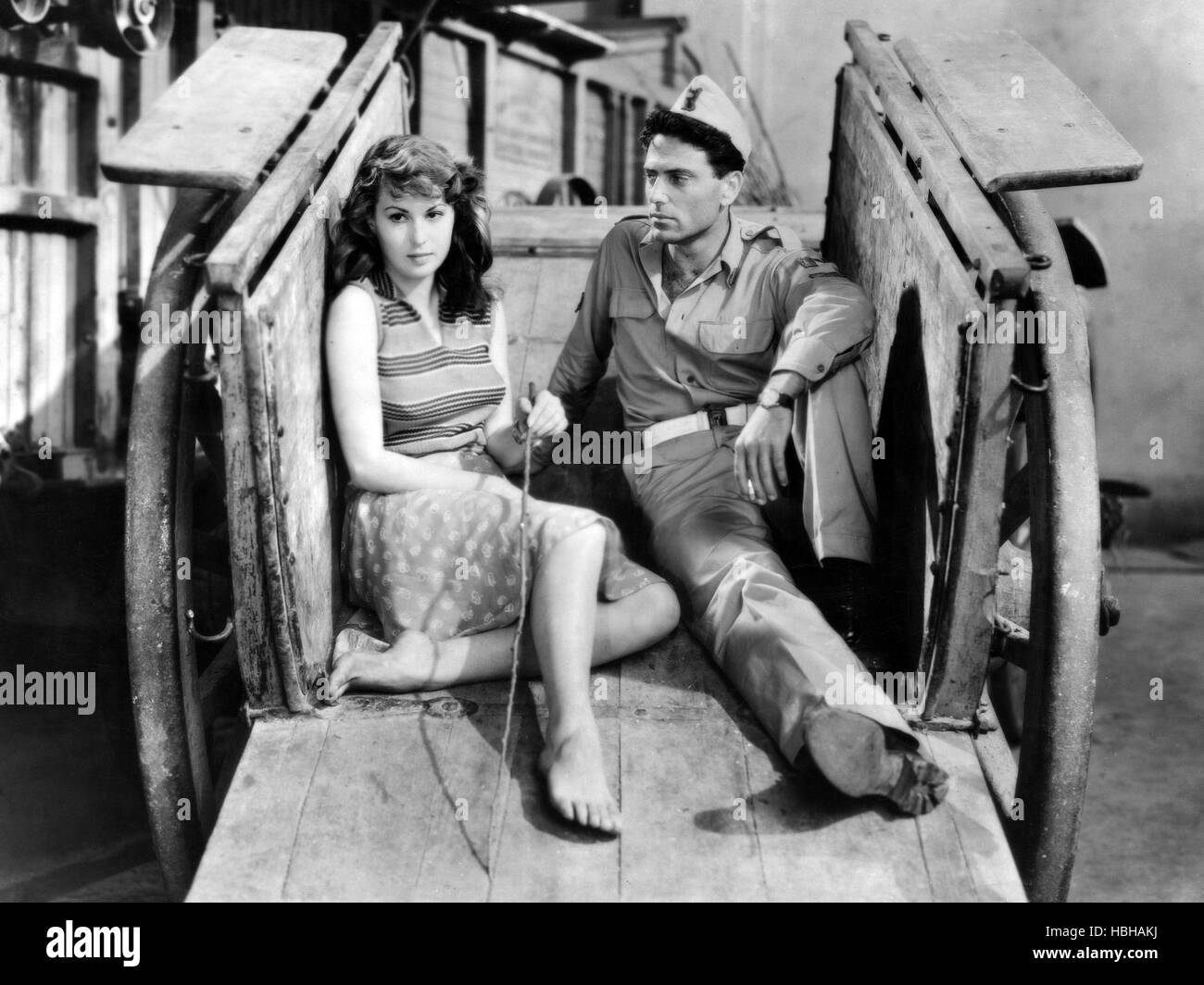 BITTER RICE, (aka RISO AMARO), Silvana Mangano, Raf Vallone, 1949 Stock ...