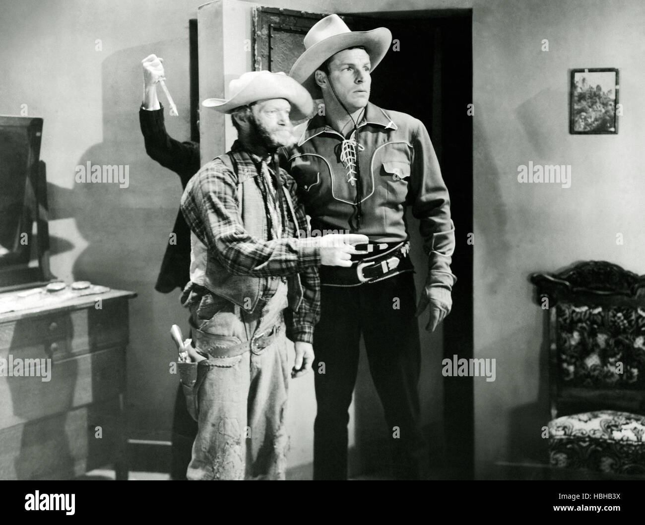 BILLY THE KID TRAPPED, from left, Al St. John, (aka Al 'Fuzzy' St. John ...