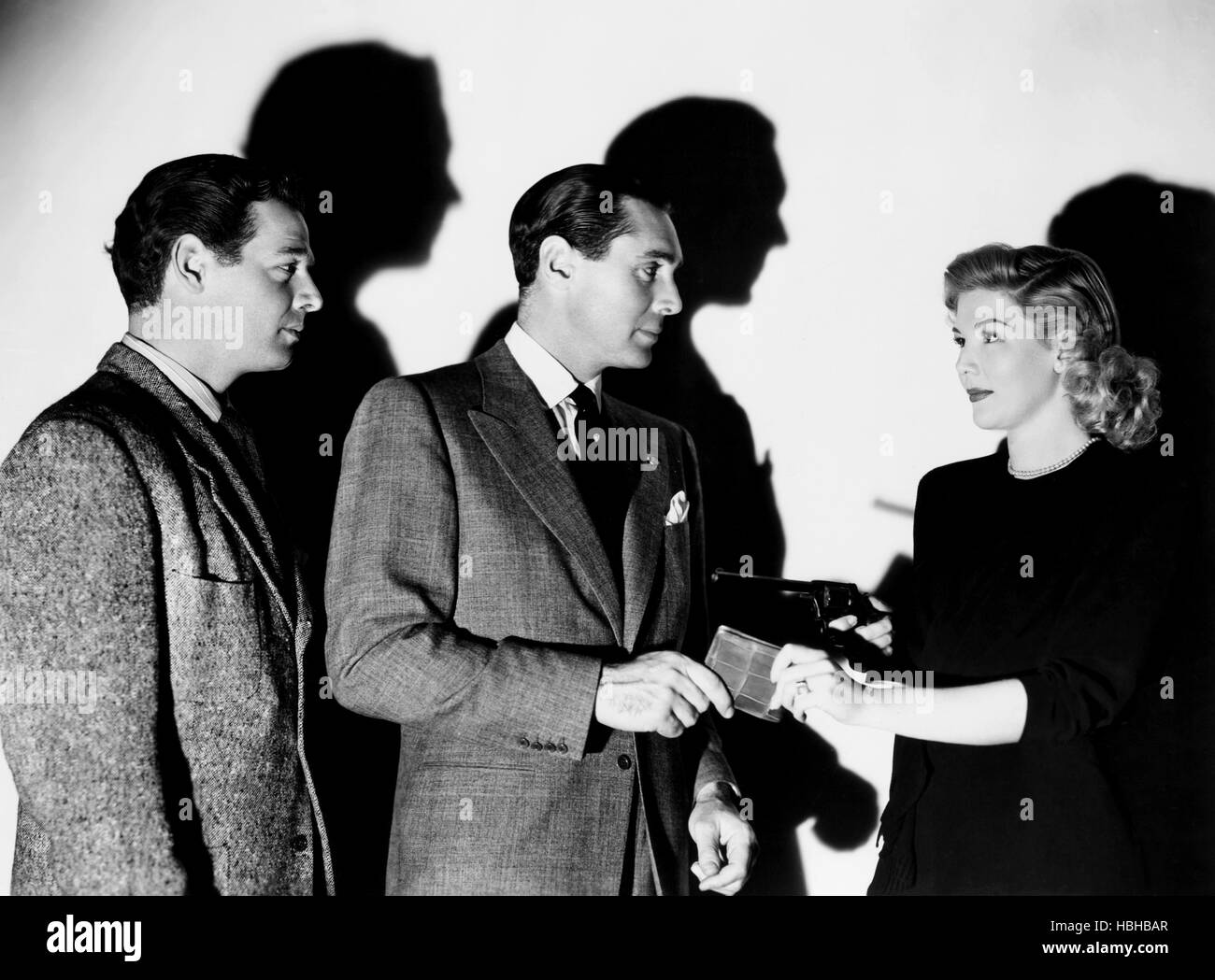 BIG TOWN, from left, Phillip Reed, Robert Lowery, Veda Ann Borg, 1947 ...