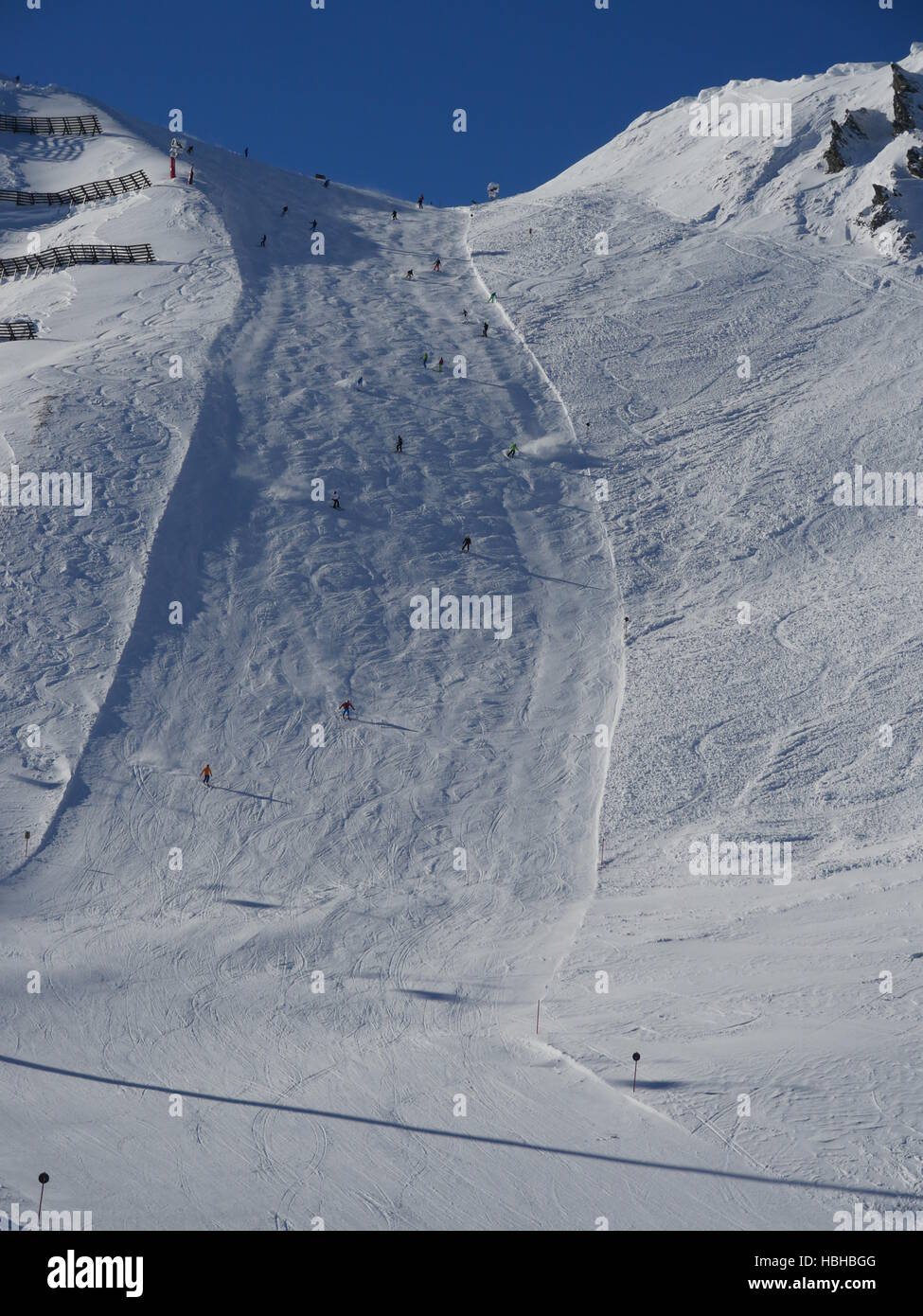 empty ski slope Stock Photo - Alamy