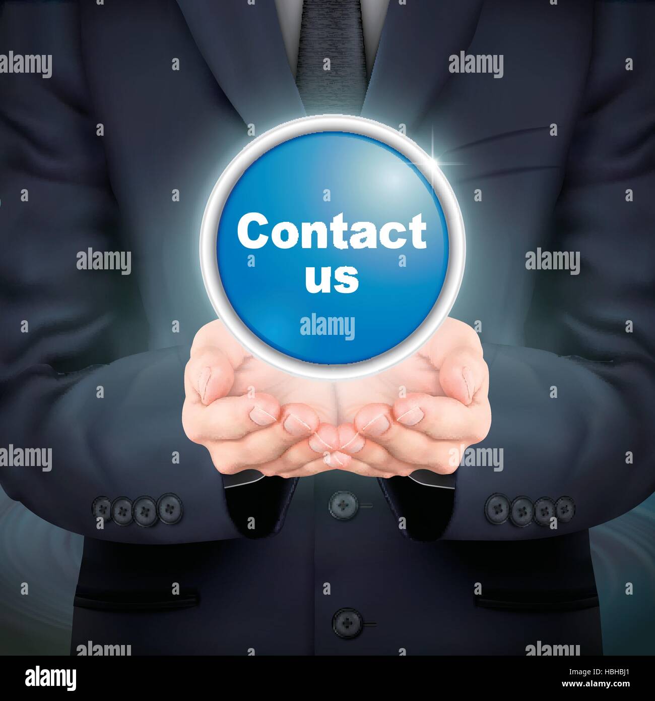 Hold contact Stock Vector Images - Alamy