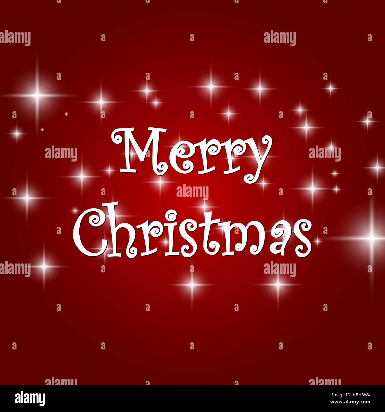 Beautiful red happy christmas card Stock Vector Images - Alamy