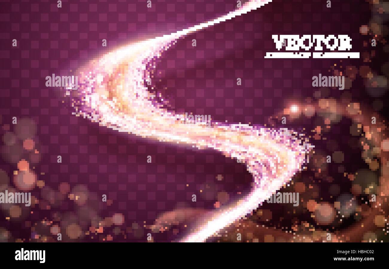 gorgeous sparkling effects, glittering sequins or dust in the air on ...