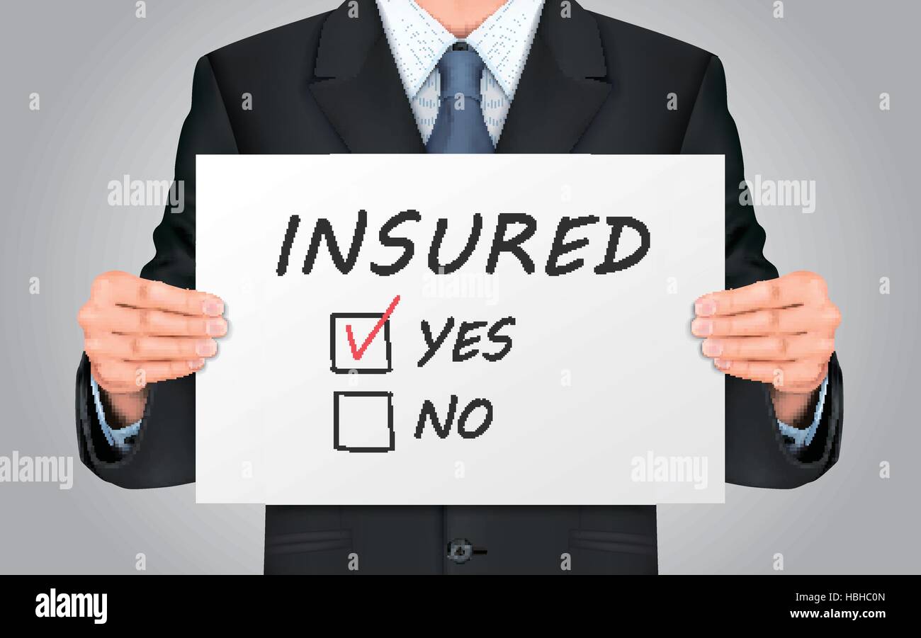 Insure business abstract Stock Vector Images - Alamy