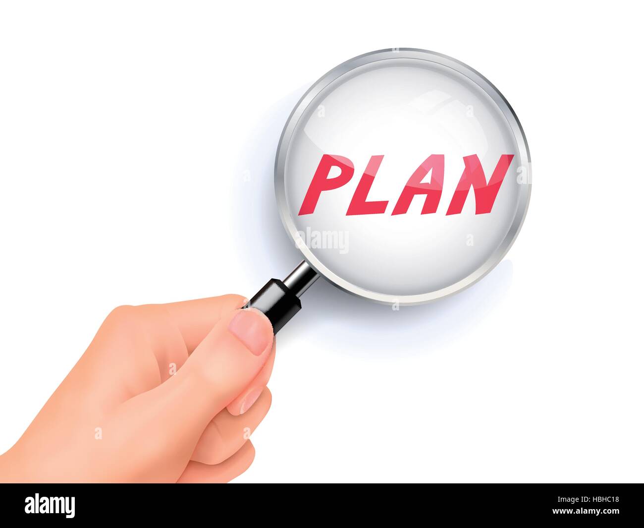 Plan held Stock Vector Images - Alamy