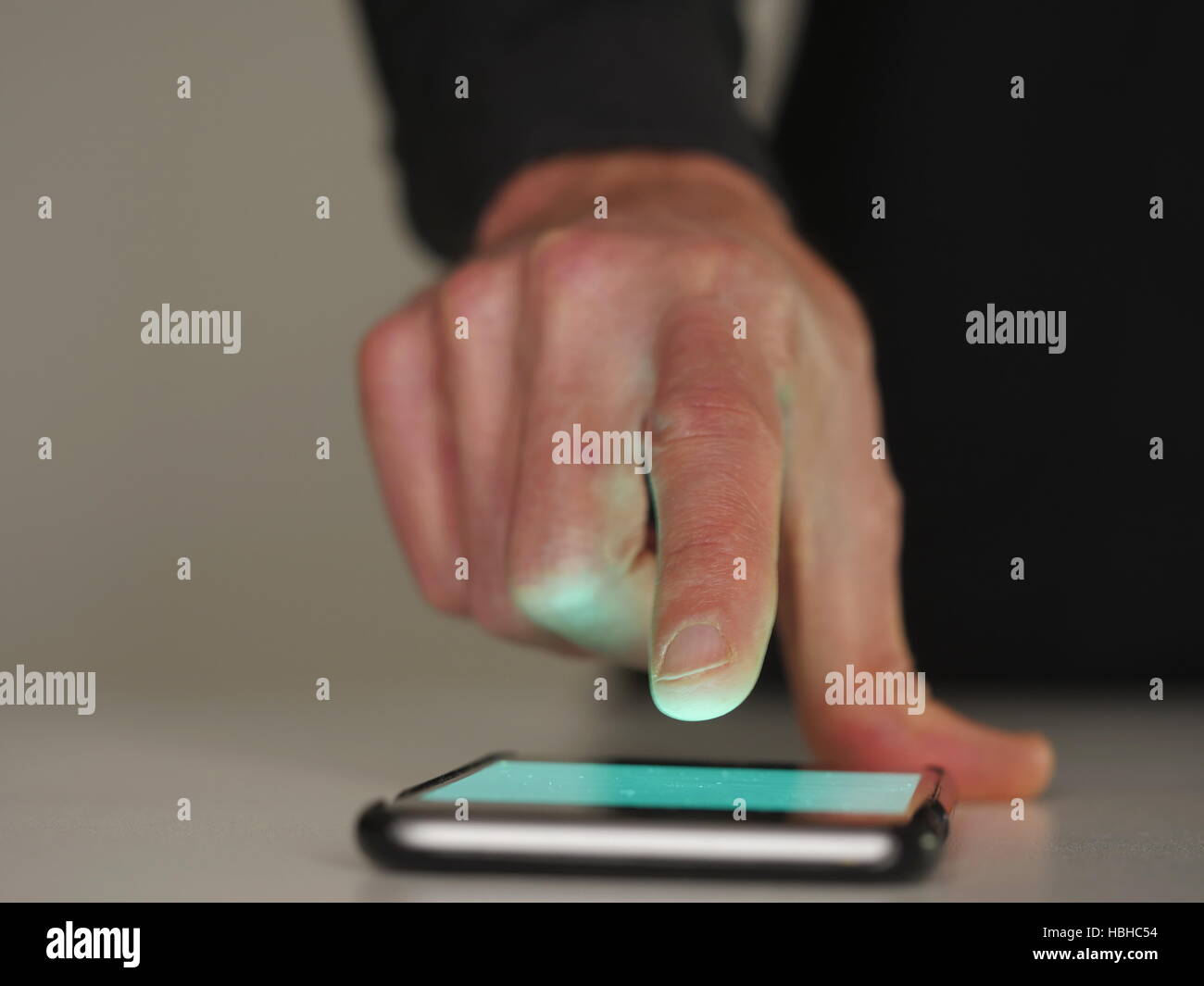 Mans finger hi-res stock photography and images - Alamy