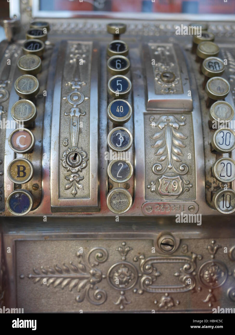 old cash register Stock Photo - Alamy