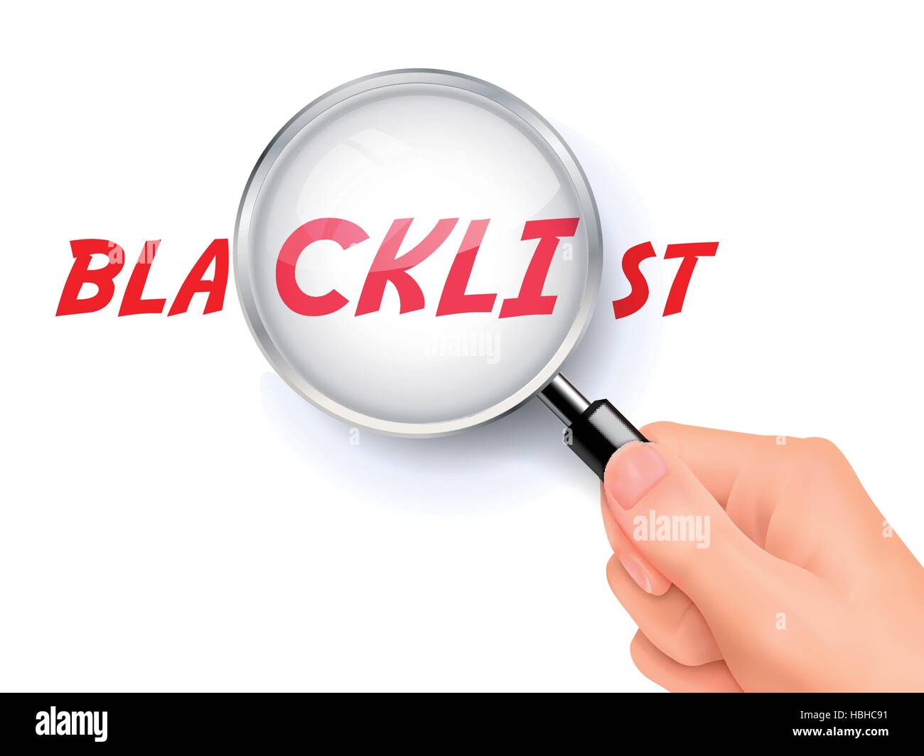 Blacklisted word hi-res stock photography and images - Alamy