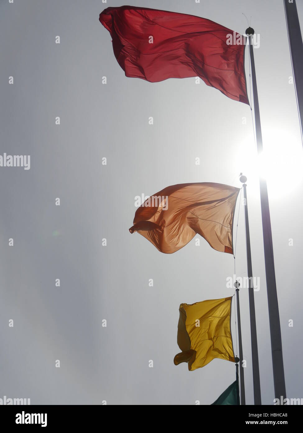 Flags of different colors High Resolution Stock Photography and Images ...