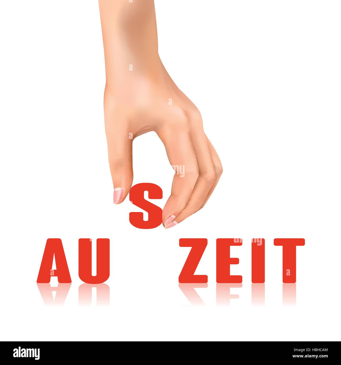 Pause auszeit Stock Vector Images - Alamy