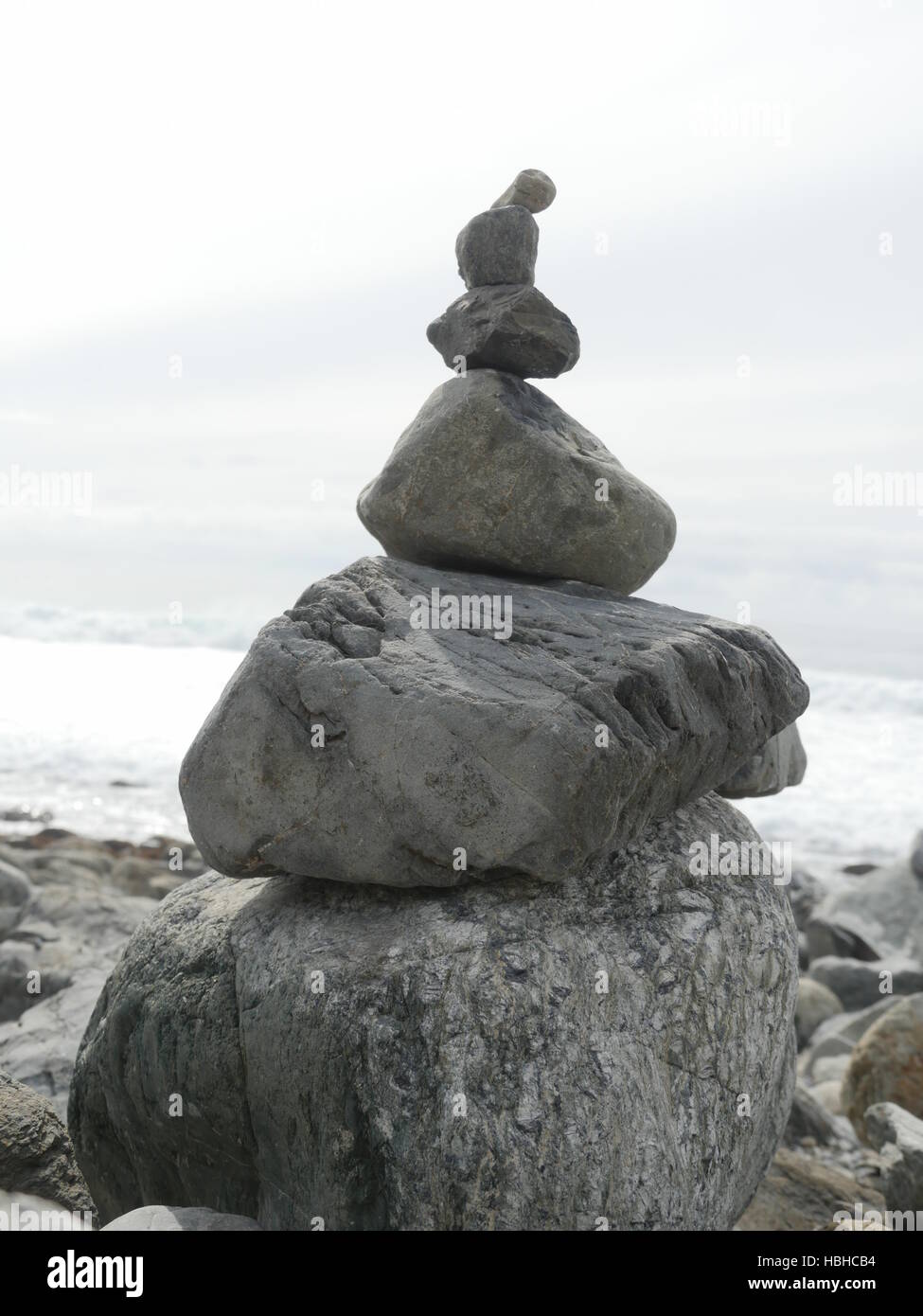 Rocks in stack balancing Stock Photo - Alamy