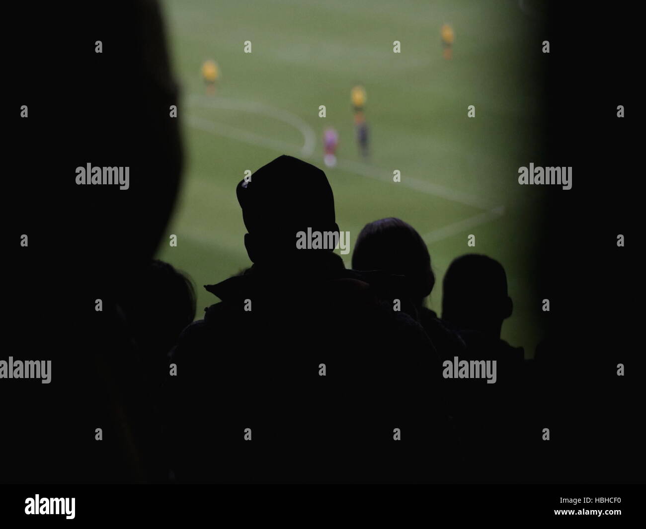 Sports crowd and back view hi-res stock photography and images - Alamy