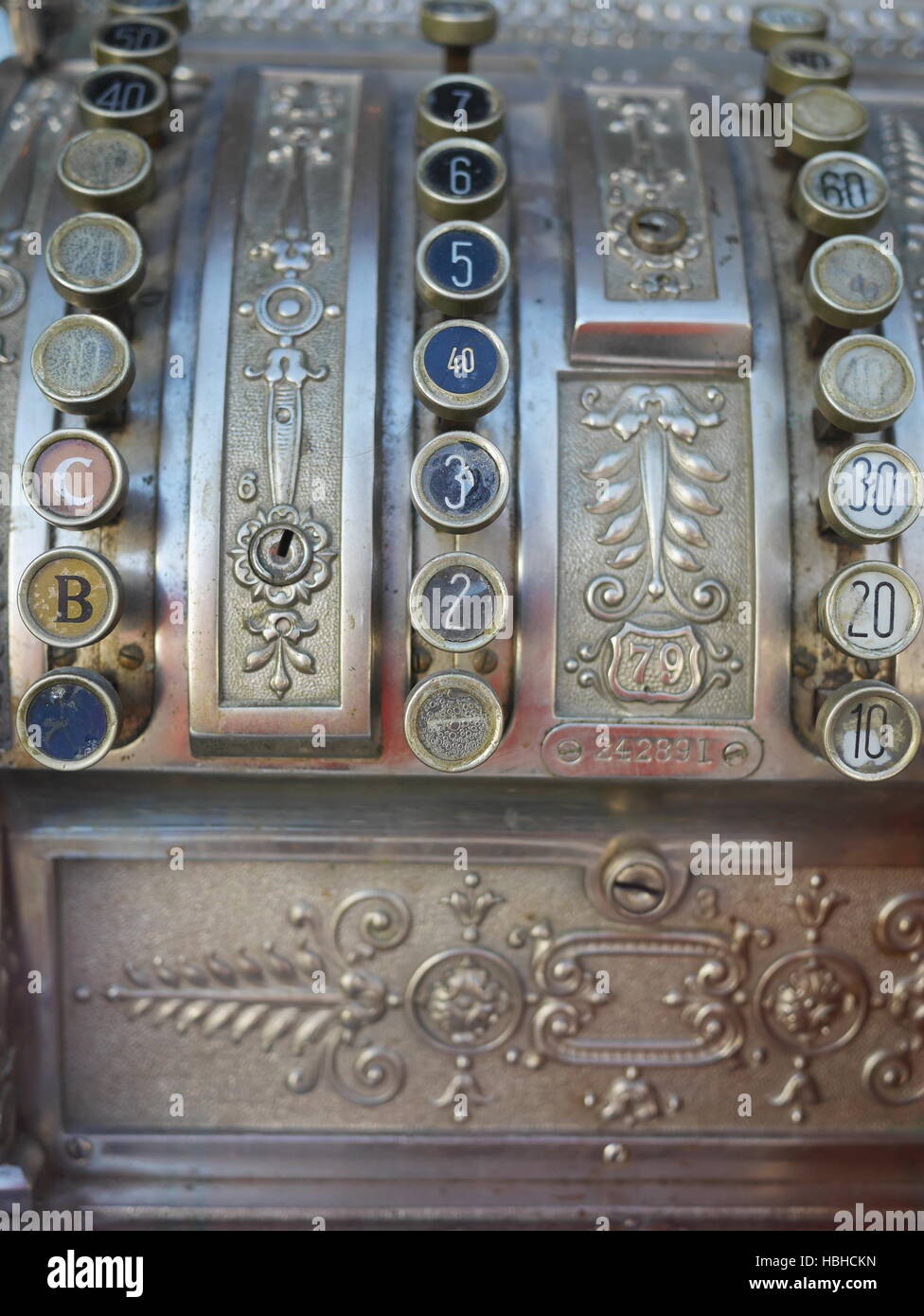 old cash register Stock Photo - Alamy