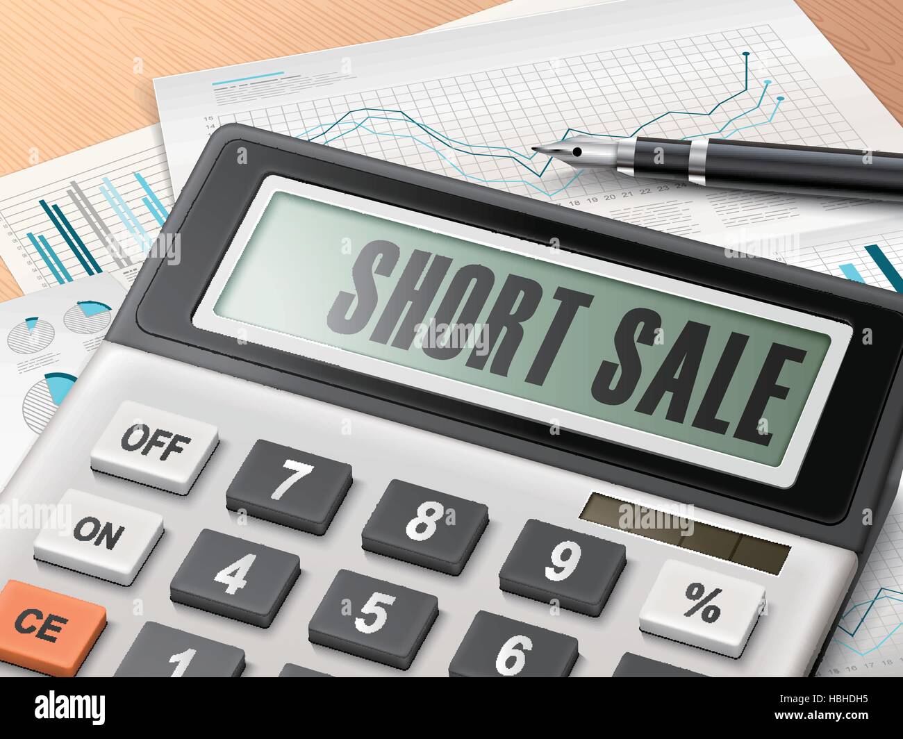 Sale calculator Stock Vector Images - Alamy