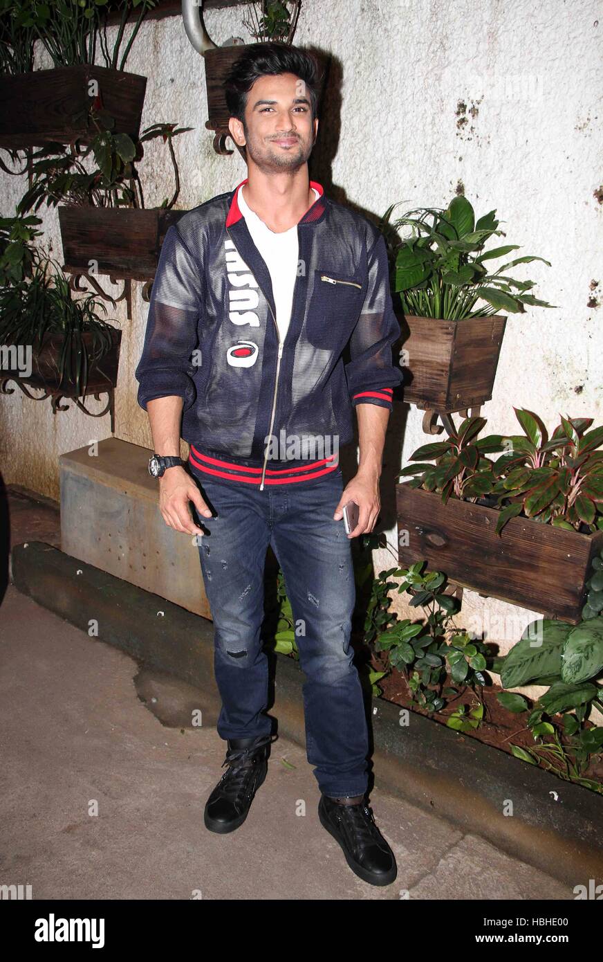 Sushant Singh Rajput ; Indian Bollywood actor at the screening of film ...