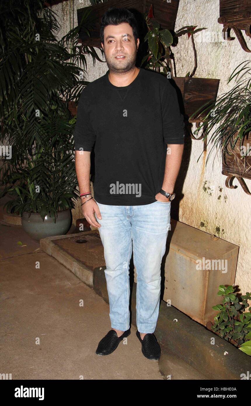 Bollywood actor Varun Sharma during the screening of film M S Dhoni in ...