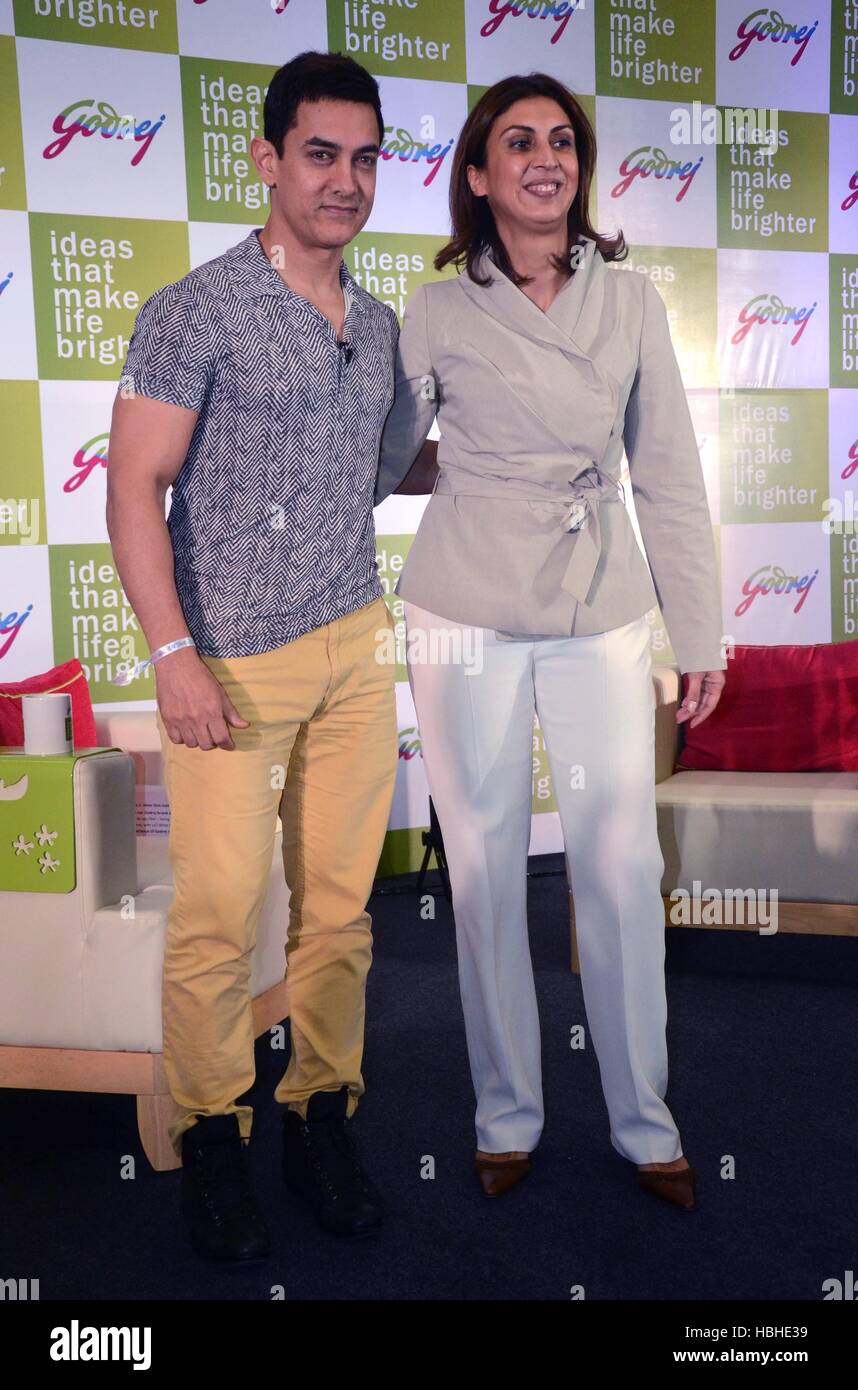 Bollywood actor Aamir Khan Tanya Dubash Group Godrej group campus ...