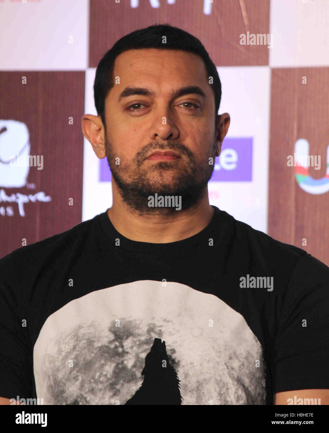Bollywood actor Aamir Khan during the DVD launch of film PK in Mumbai ...