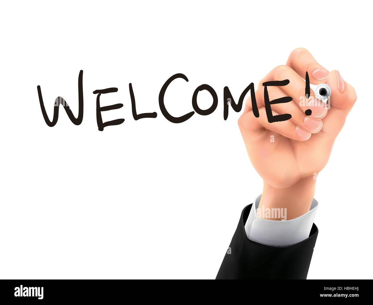 Word hello written on Stock Vector Images - Alamy