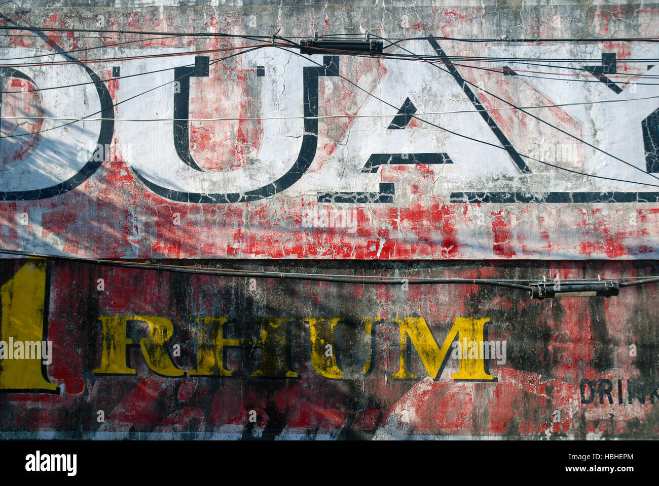 Painted Sign, Ilo Ilo, Philippines Stock Photo - Alamy