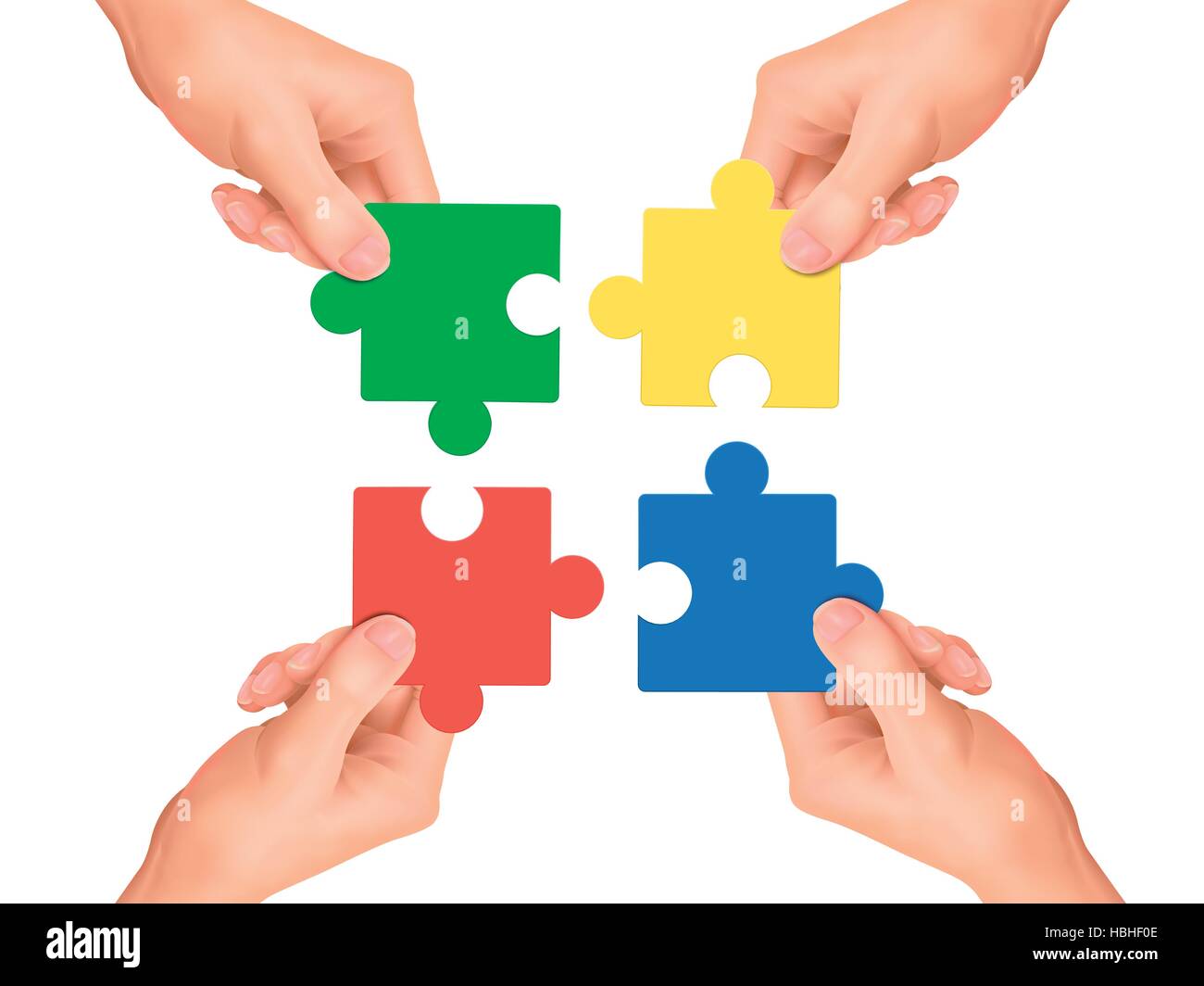 Combine hands Stock Vector Images - Alamy