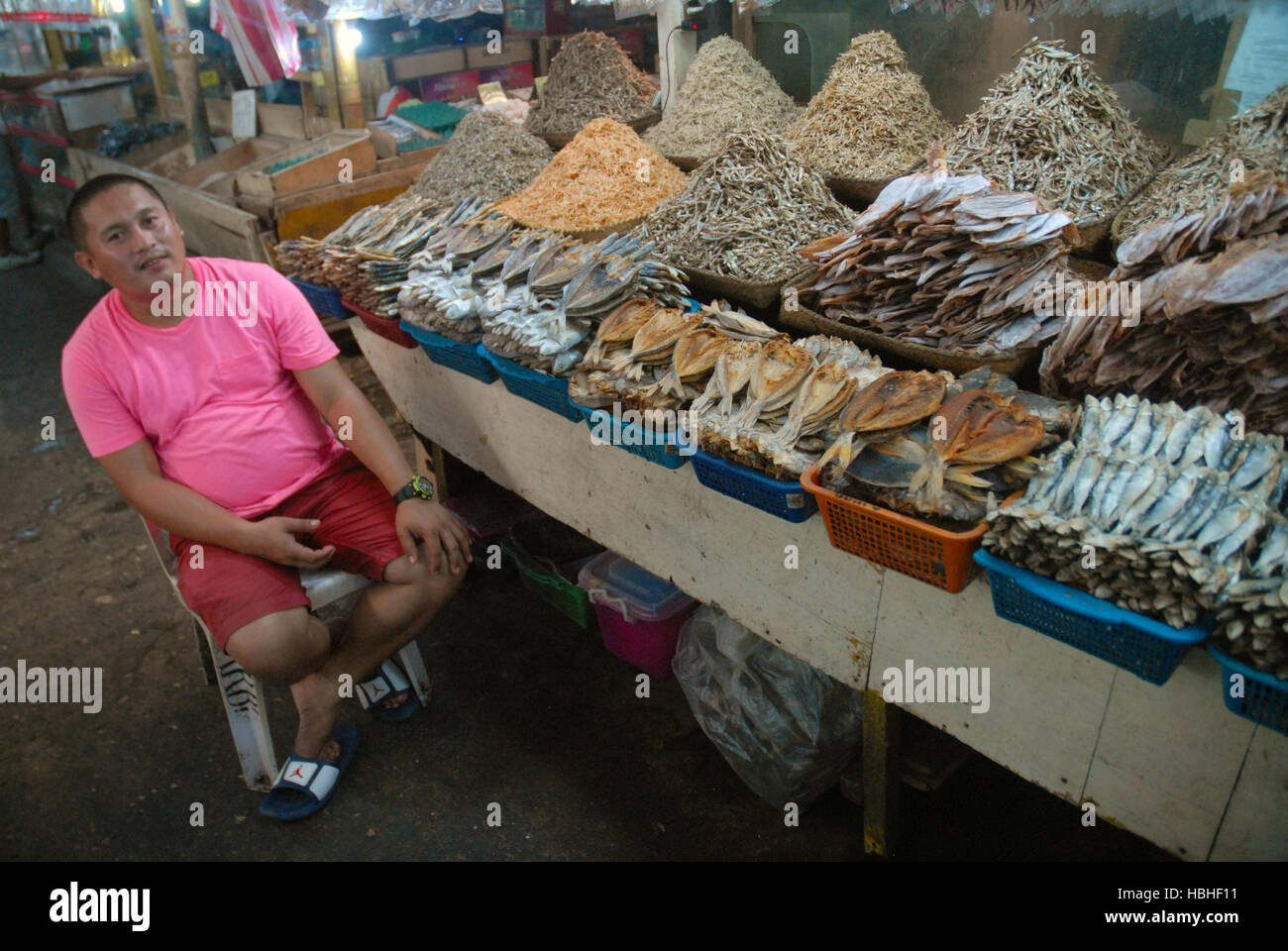 Fish Market, iloilo city, Philippines Stock Photo - Alamy