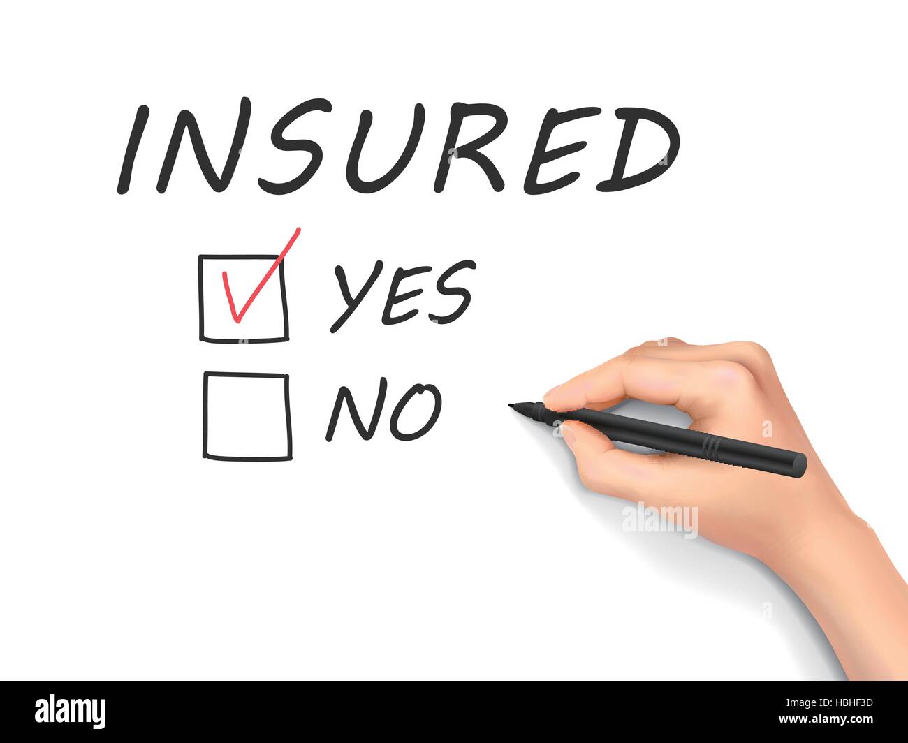 Insured Stock Vector Images - Alamy