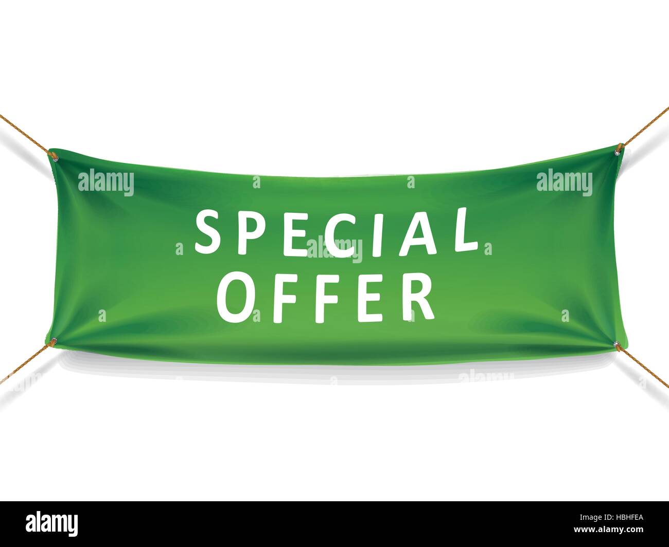 special offer banner isolated over white background Stock Vector Image ...